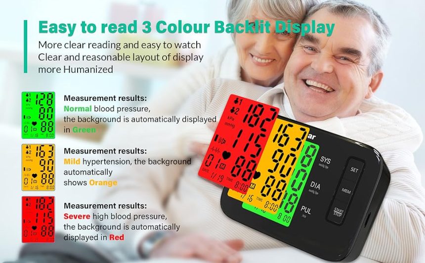 Rechargeable Blood Pressure Monitor - Spinegear CK-A138 BPM