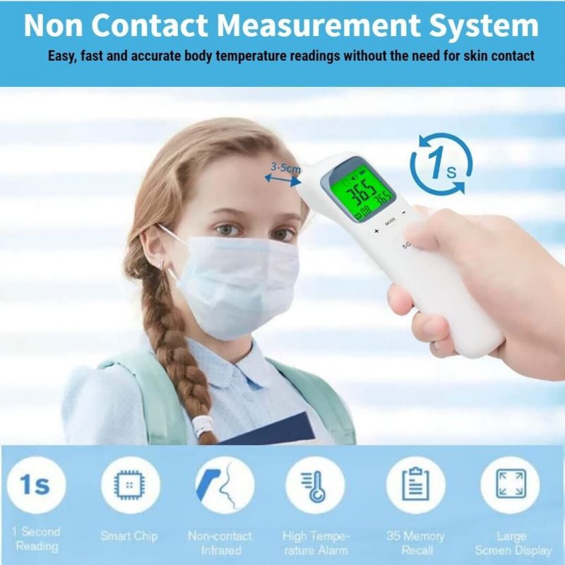 Non contact thermometer Infrared digital thermometer - Spinegear