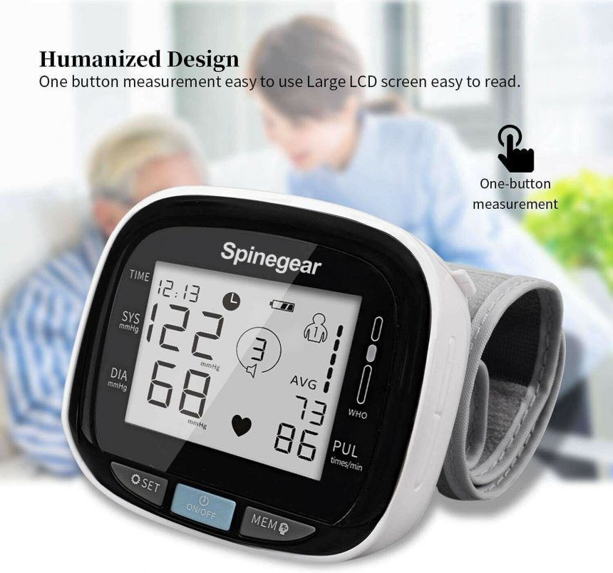 Wrist Blood Pressure Monitor - Spinegear Wrist Cuff 21cm long