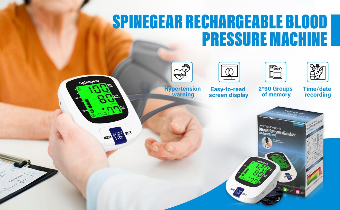 Rechargeable Digital Blood Pressure Monitor - Fast Charging NHS USE AXD-808